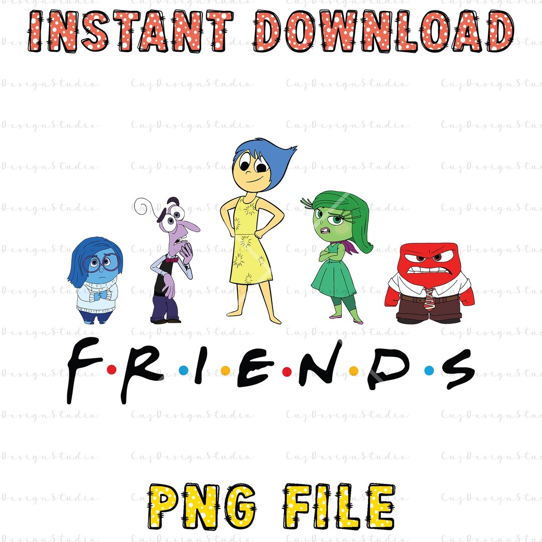 Inside Out Friends Png, Inside Out 2 Png, Inside Out Group Matching Png ...