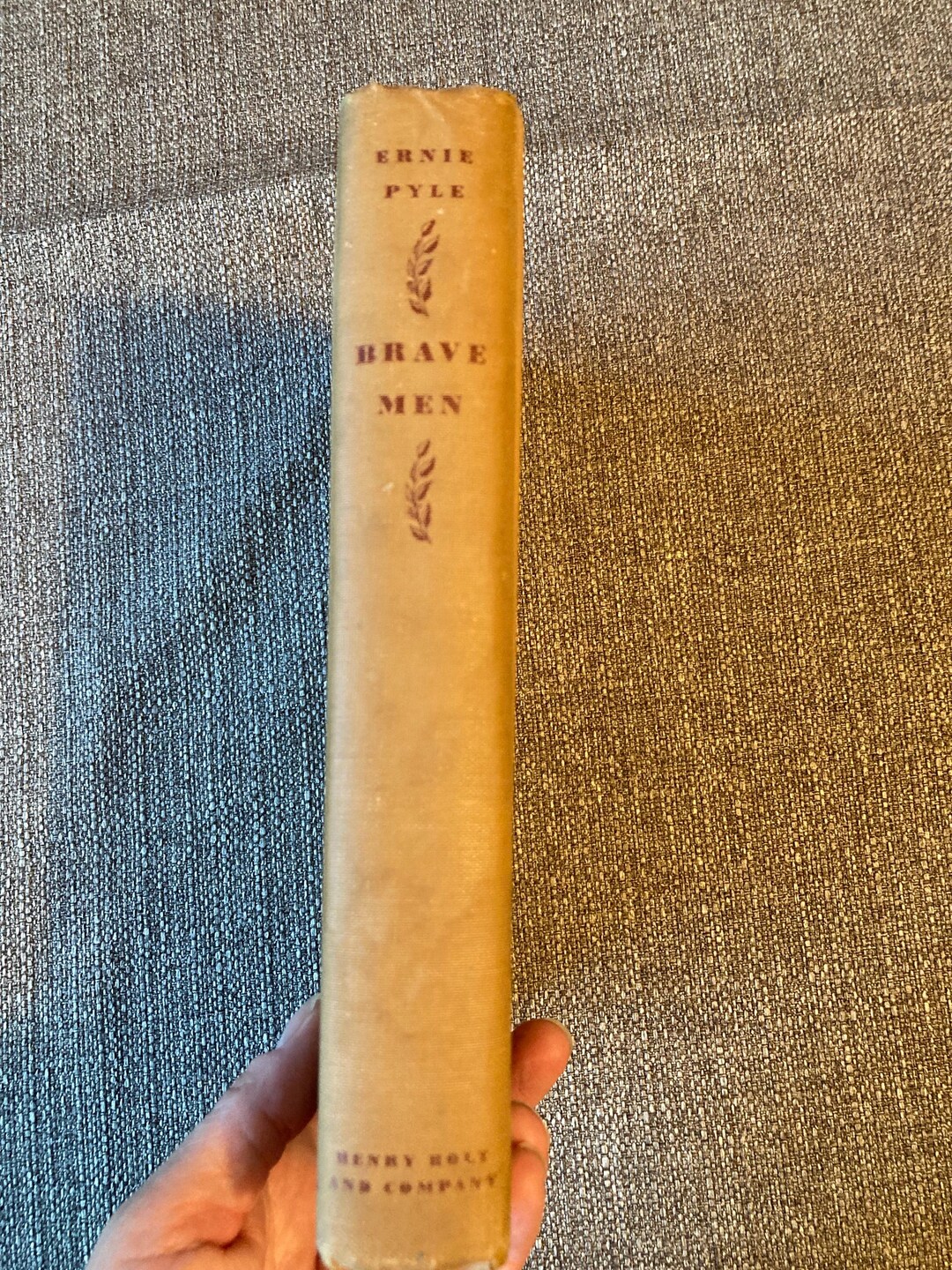 Rare Book Brave Men by Ernie Pyle 1944 Published by Henry Holt and ...