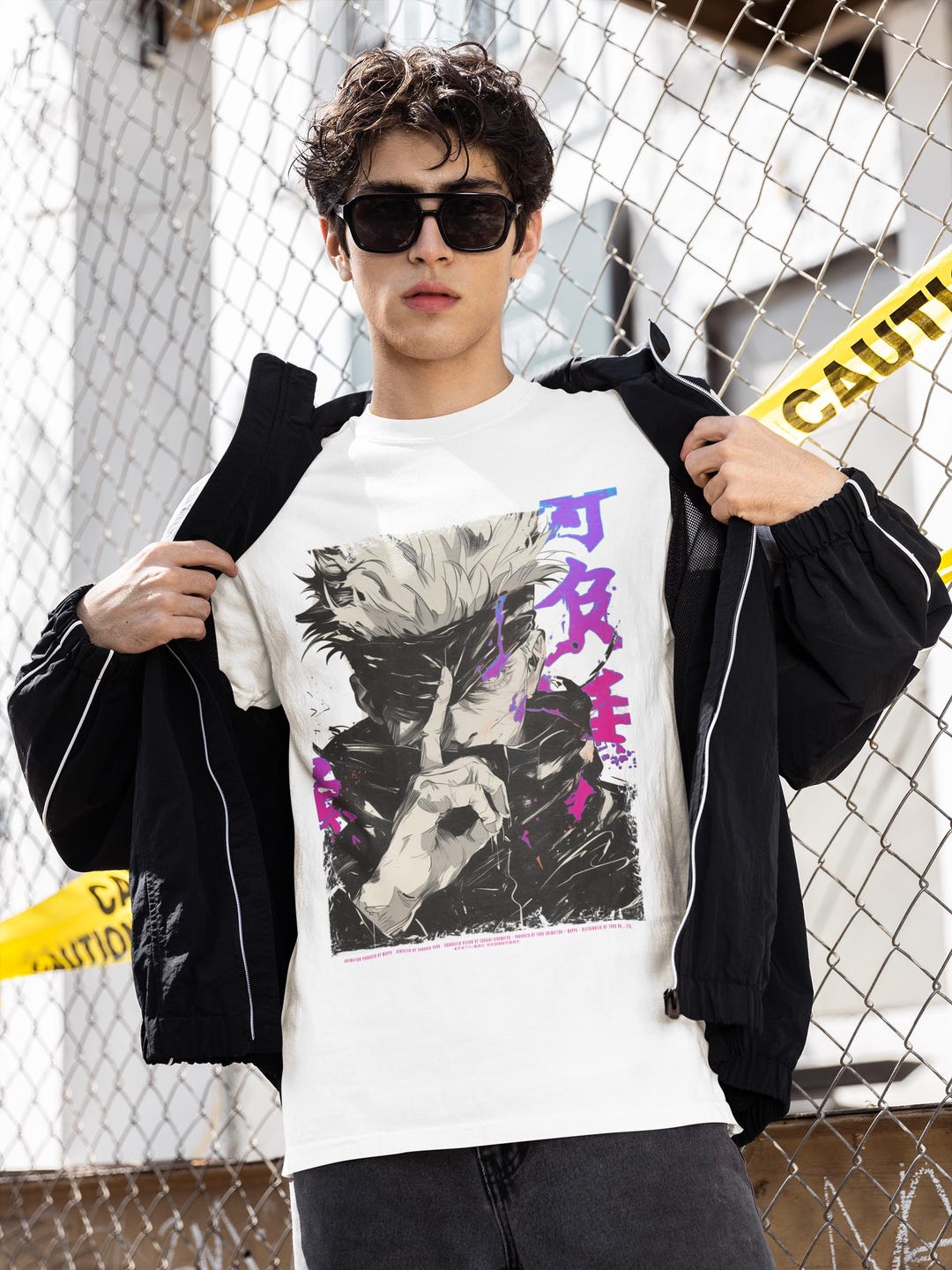 Gojo Satoru Shirt: Jujutsu Kaisen Anime Graphic Tee - Etsy