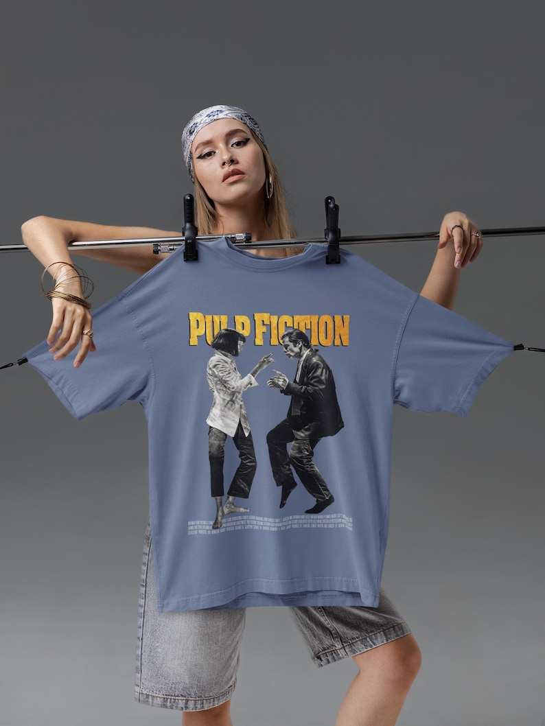 Pulp Fiction Shirt Mia Wallace Tee, Vincent Vega Dance Scene, Quentin ...