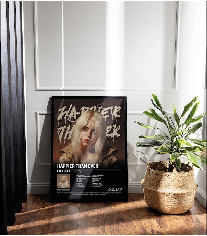 Billie Eilish Album Cover Poster - Etsy