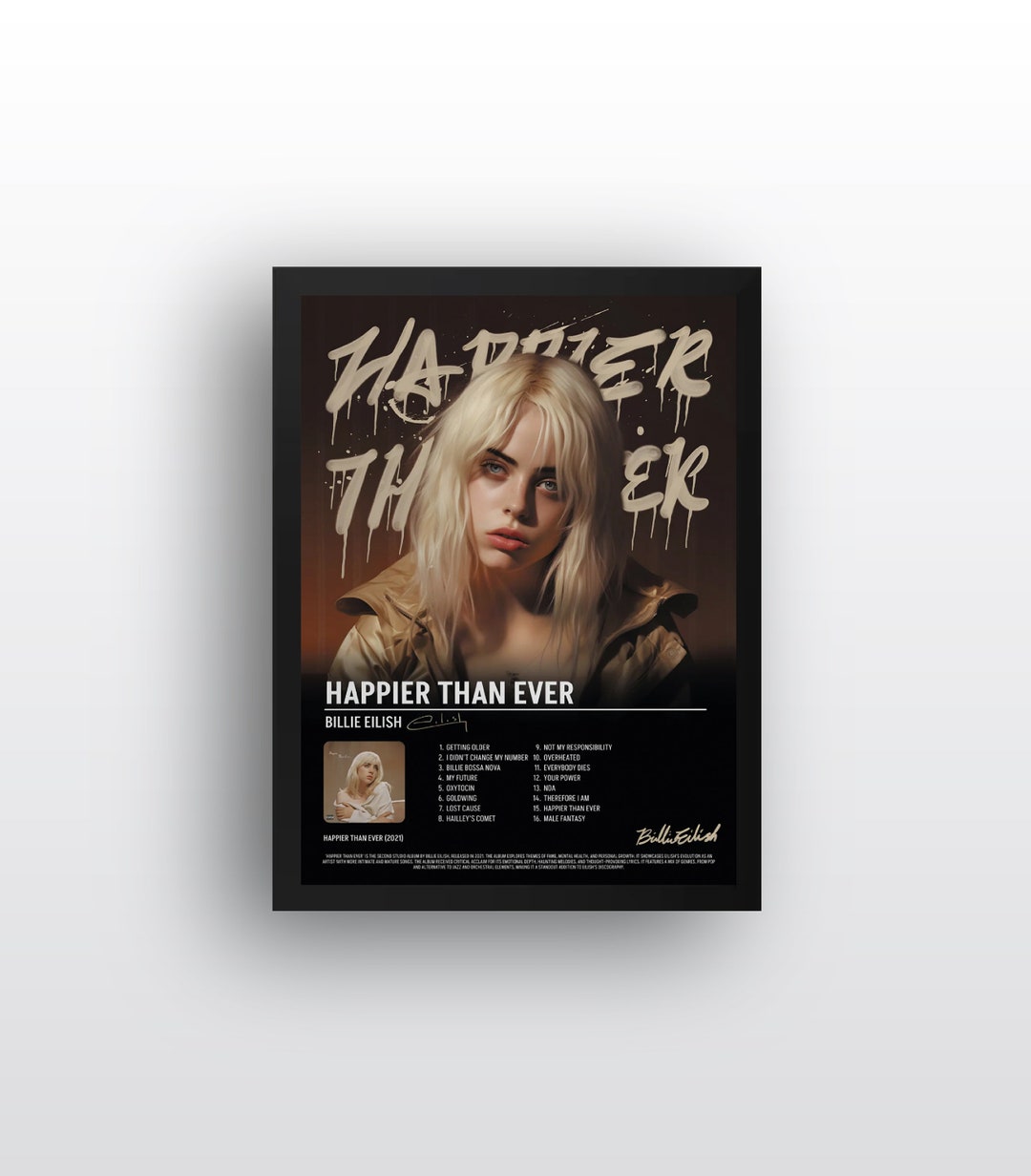 Billie Eilish Album Cover Poster - Etsy
