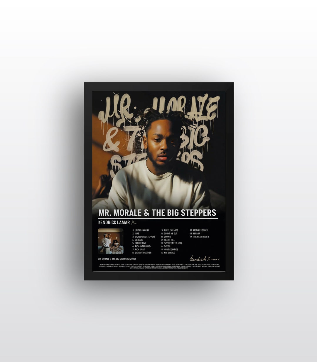 Kendrick Lamar Album Cover Poster - Etsy