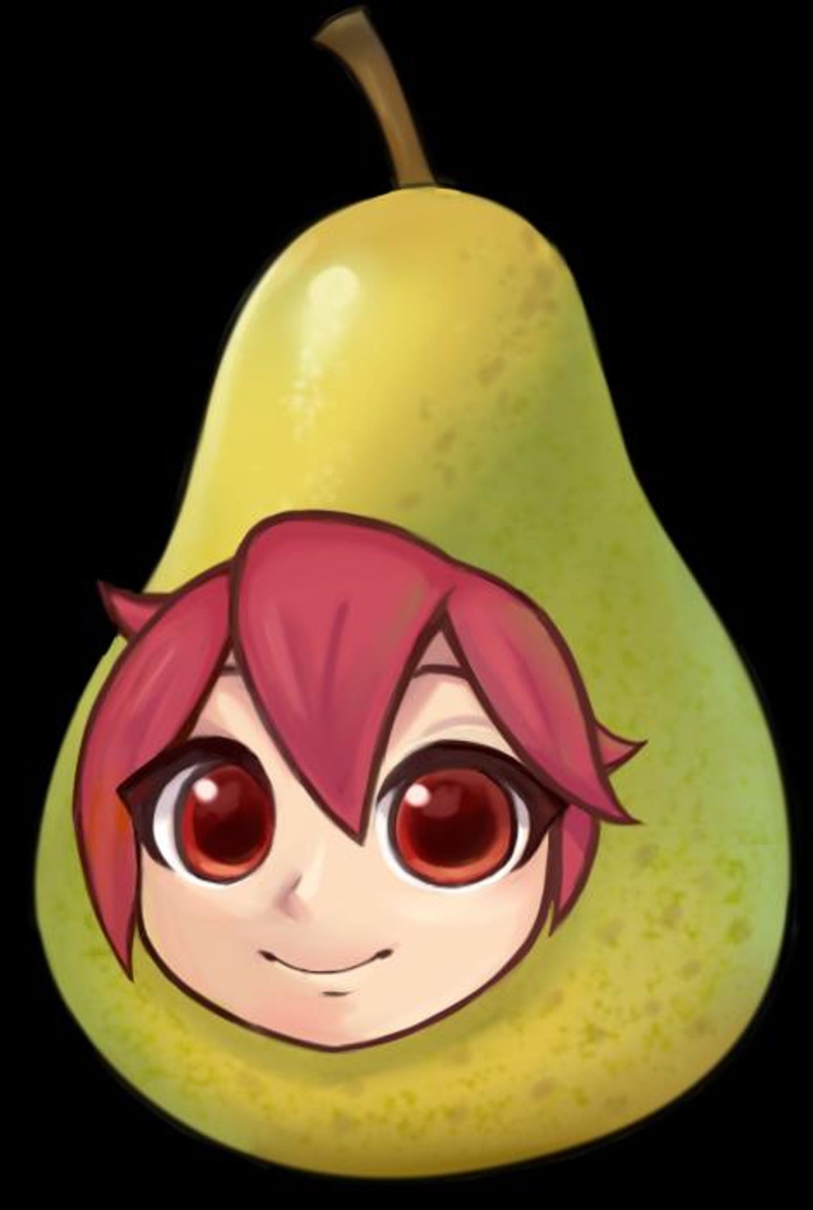 Pear Teto Sticker - Matte Finish - Etsy