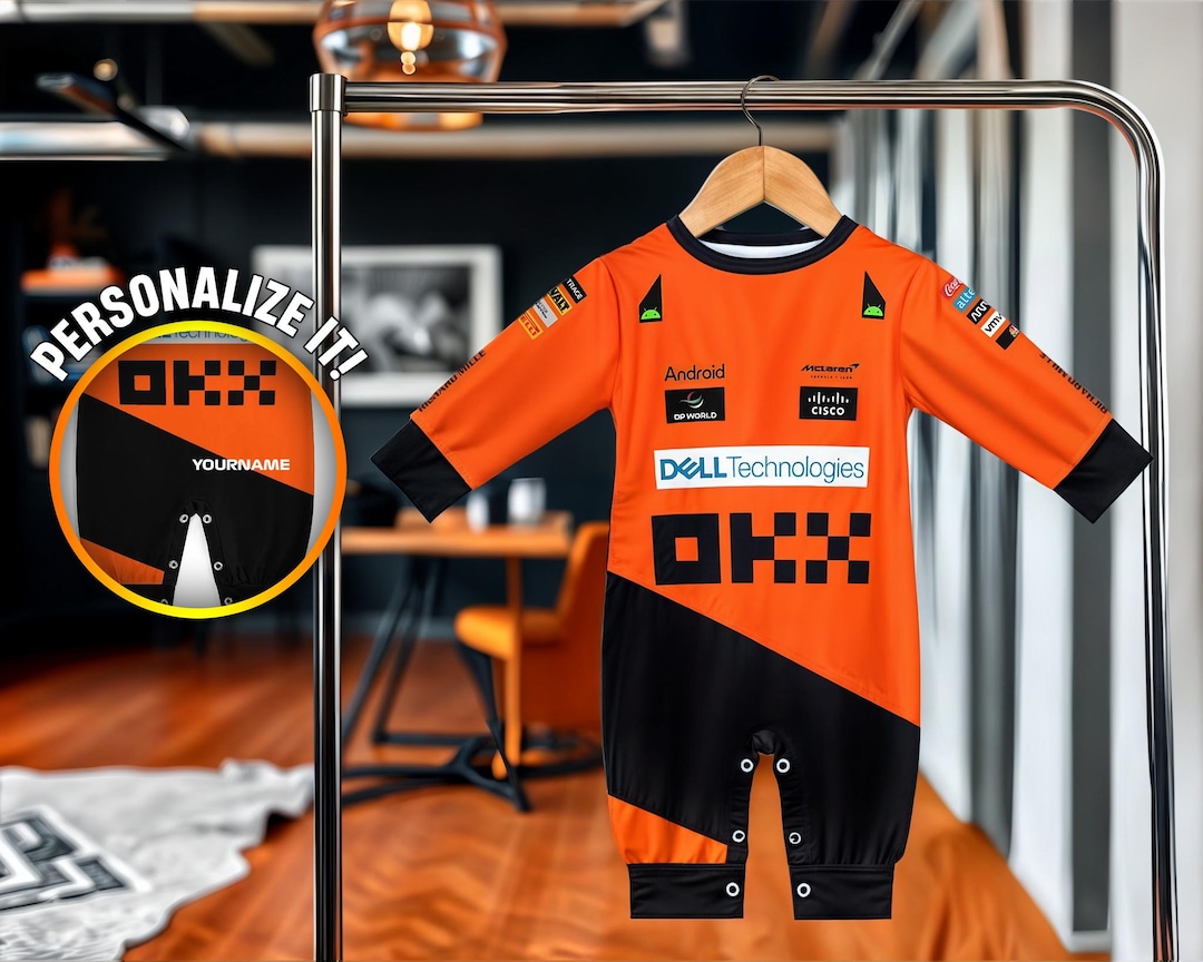 Mclaren Formula 1 Baby Toodler 2 24 Months 2T Jumpsuit Onesie Romper F1 ...