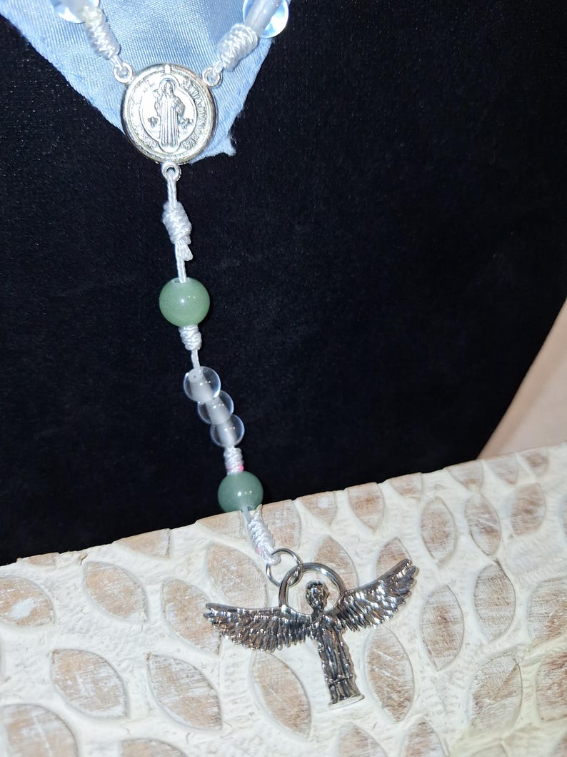Praying Angel Rosary, Angel Wings, Guardian Angel, St Benedict - Etsy