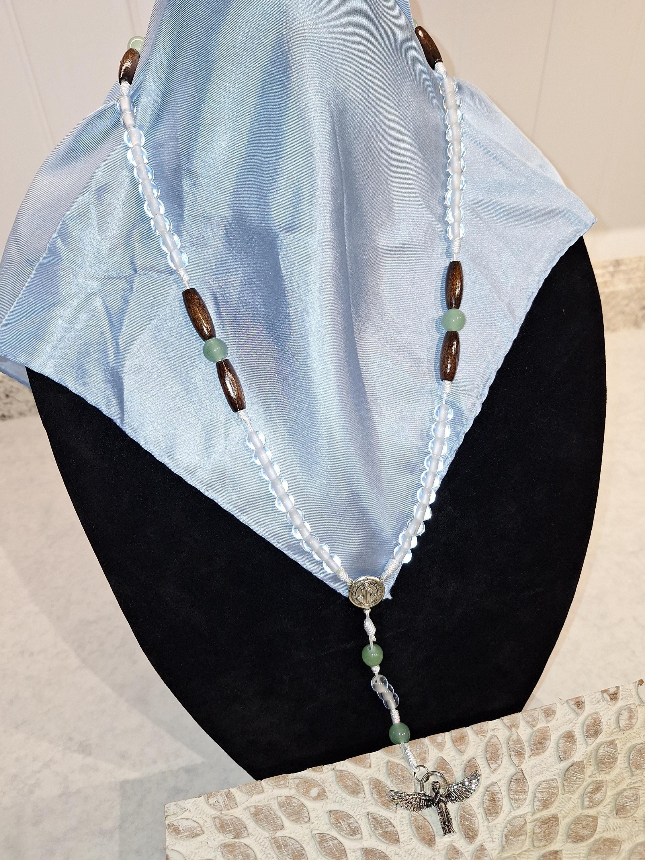 Praying Angel Rosary, Angel Wings, Guardian Angel, St Benedict - Etsy