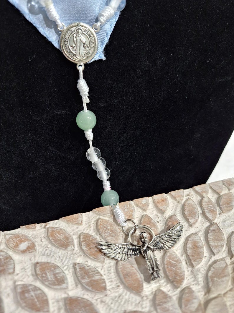 Praying Angel Rosary, Angel Wings, Guardian Angel, St Benedict - Etsy