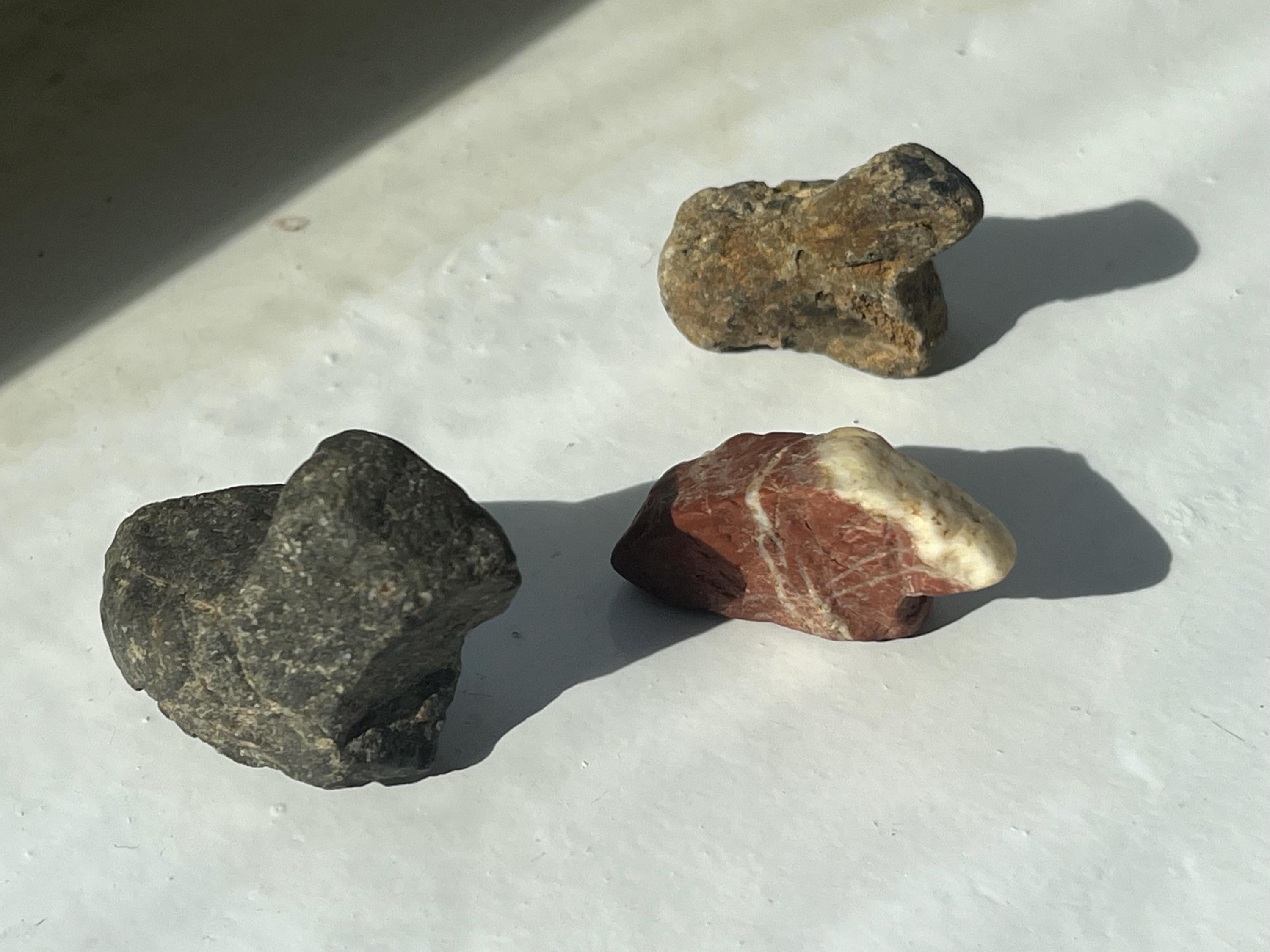 Set of Theee Paleolithic North American Animal (zoomorphic) Carved ...