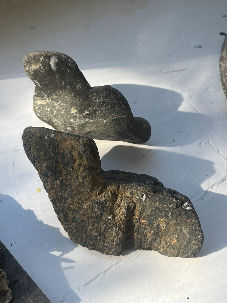 Set of Two, Exceedingly Rare and Important, Paleolithic North American ...