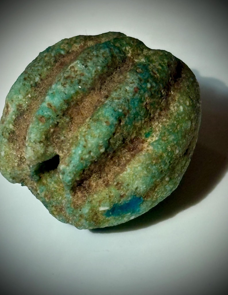 Rare, Authentic, Ancient Egyptian New Kingdom Ribbed "melon"-style ...