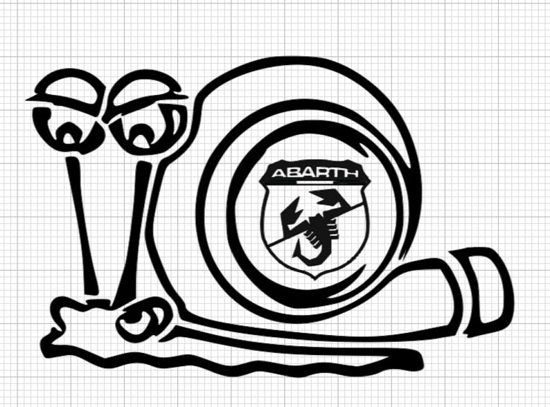 Abarth Turbo Sticker - Etsy