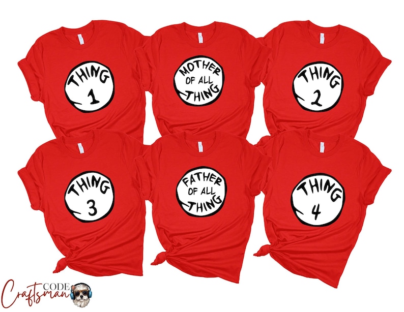 Custom Thing Shirts: Funny Family Matching Tee - Etsy