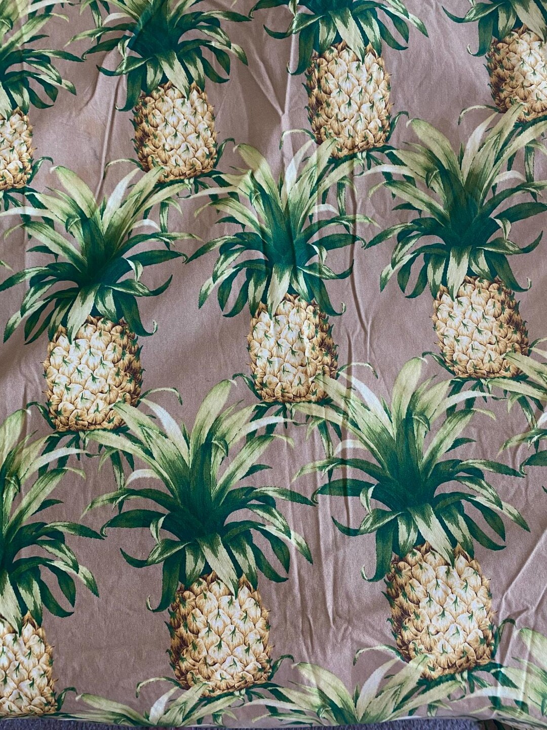 Duralee Aloha Collection Designer Upholstery Fabric 3.5+ Yards Tropical Pineapples - Etsy