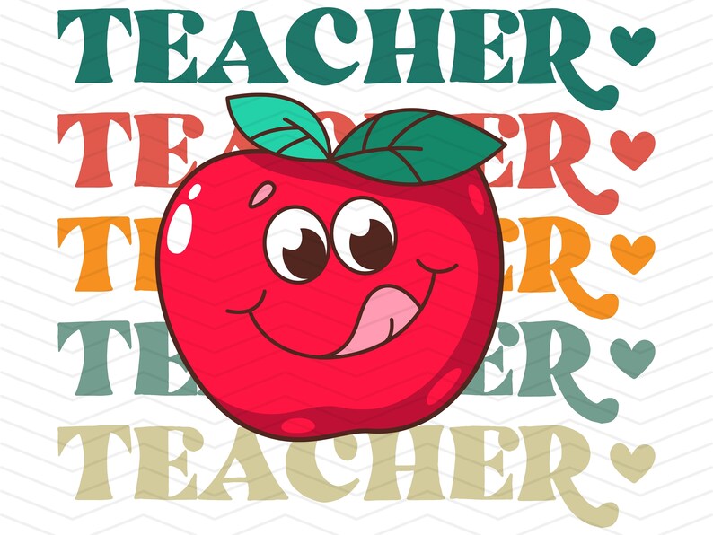 Teacher PNG Back to School Png Teacher Back to School Teacher Apple PNG ...