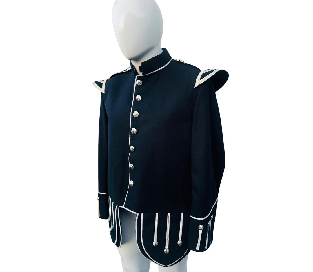 Men's Scottish Military Piper Drummer Doublets Jackets, Bagpiper ...