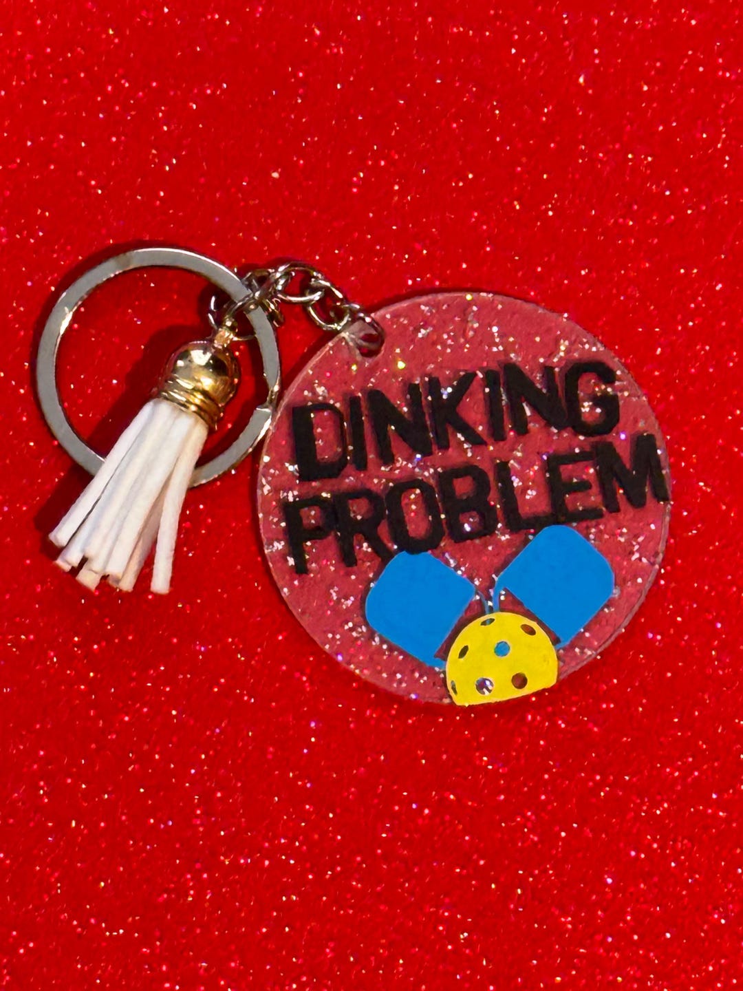 Funny Pickleball Keychain Dinking Problem - Etsy