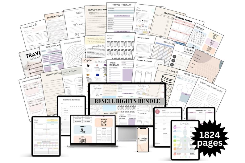 Ultimate Digital Collection, Digital Planner | Hyperlinked Planners ...