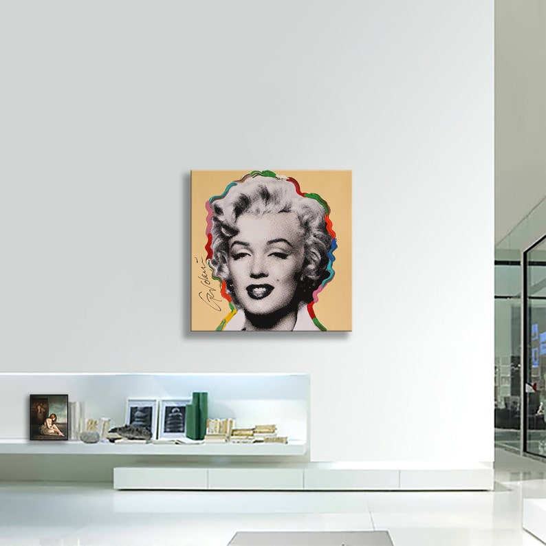 Pop Art, Portrait, Celebrities, Hollywood Marilyn My Life Original ...