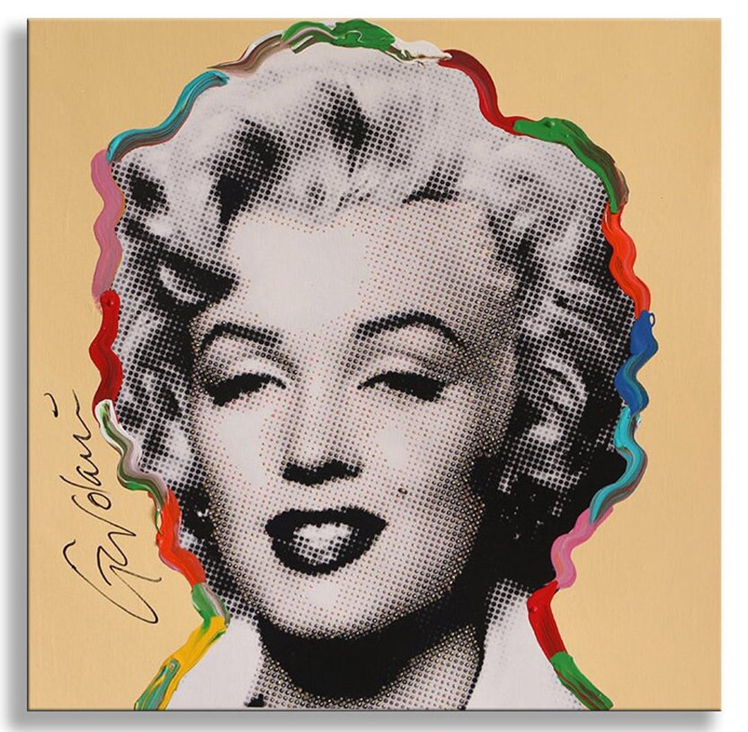 Pop Art, Portrait, Celebrities, Hollywood Marilyn My Life Original ...