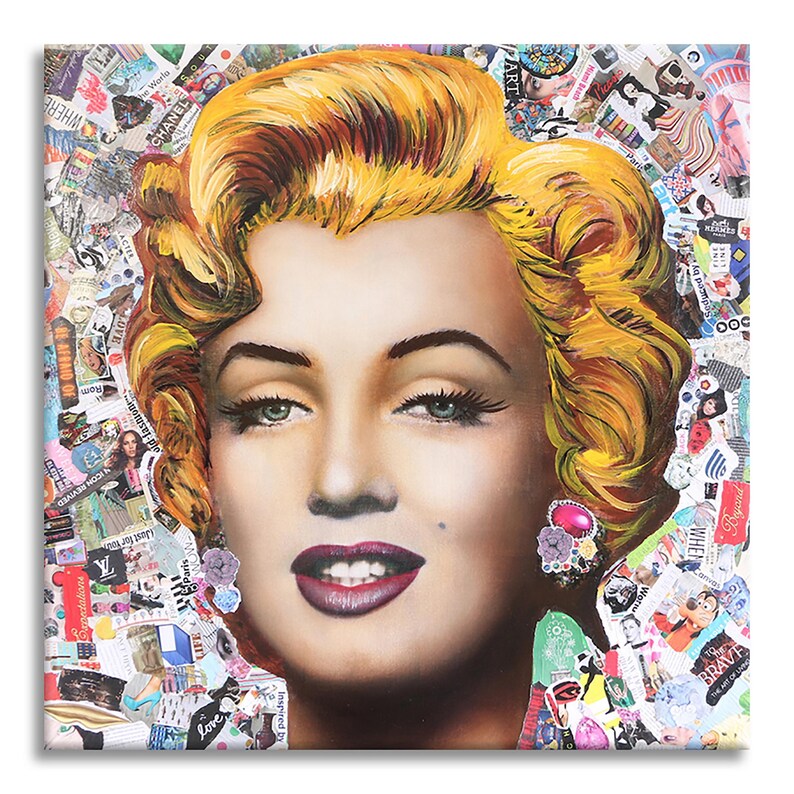 Pop Art, Realism, Oil Painting, Celebrities, Hollywood - Marilyn Allure ...