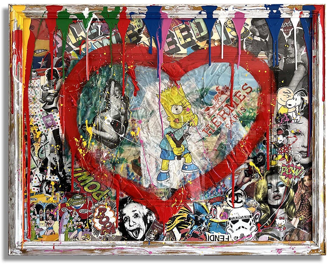 Comics, Love, the Simpsons, Wall Art, - Heal Your Broken Heart ...