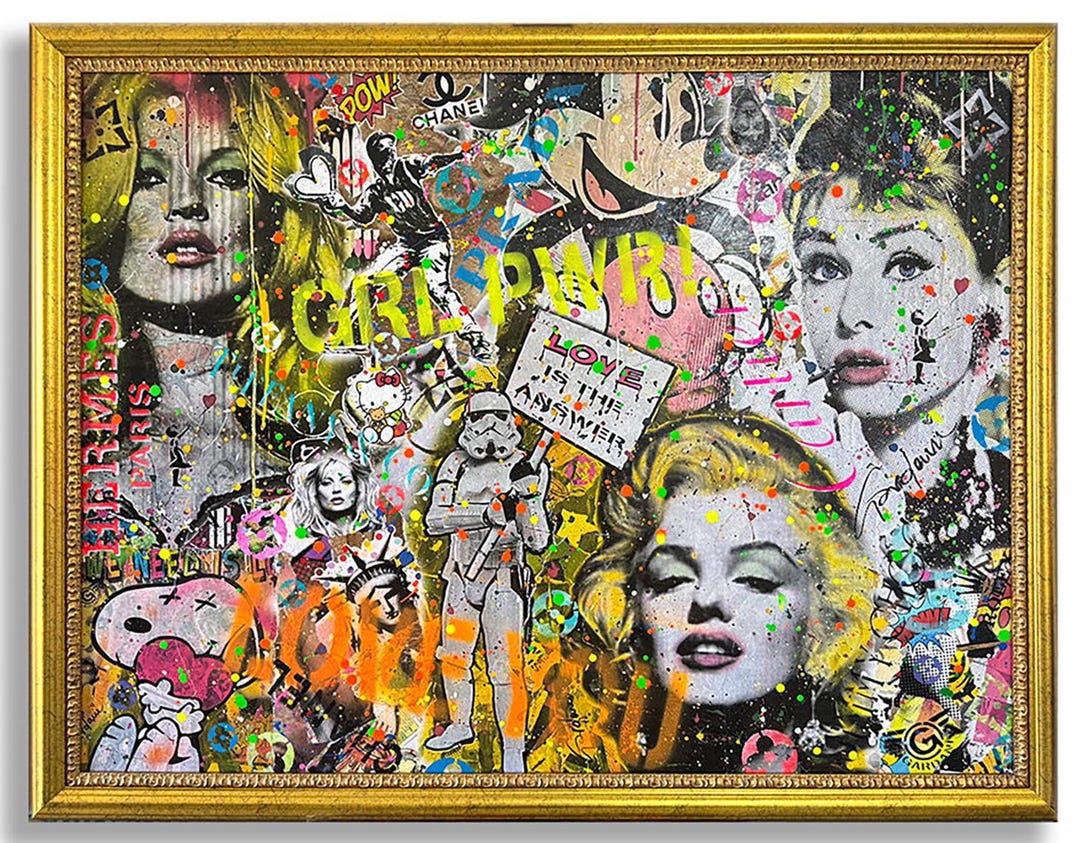 Pop Art, Portrait, Celebrities, Hollywood, Street Art, Wall Decor, A ...