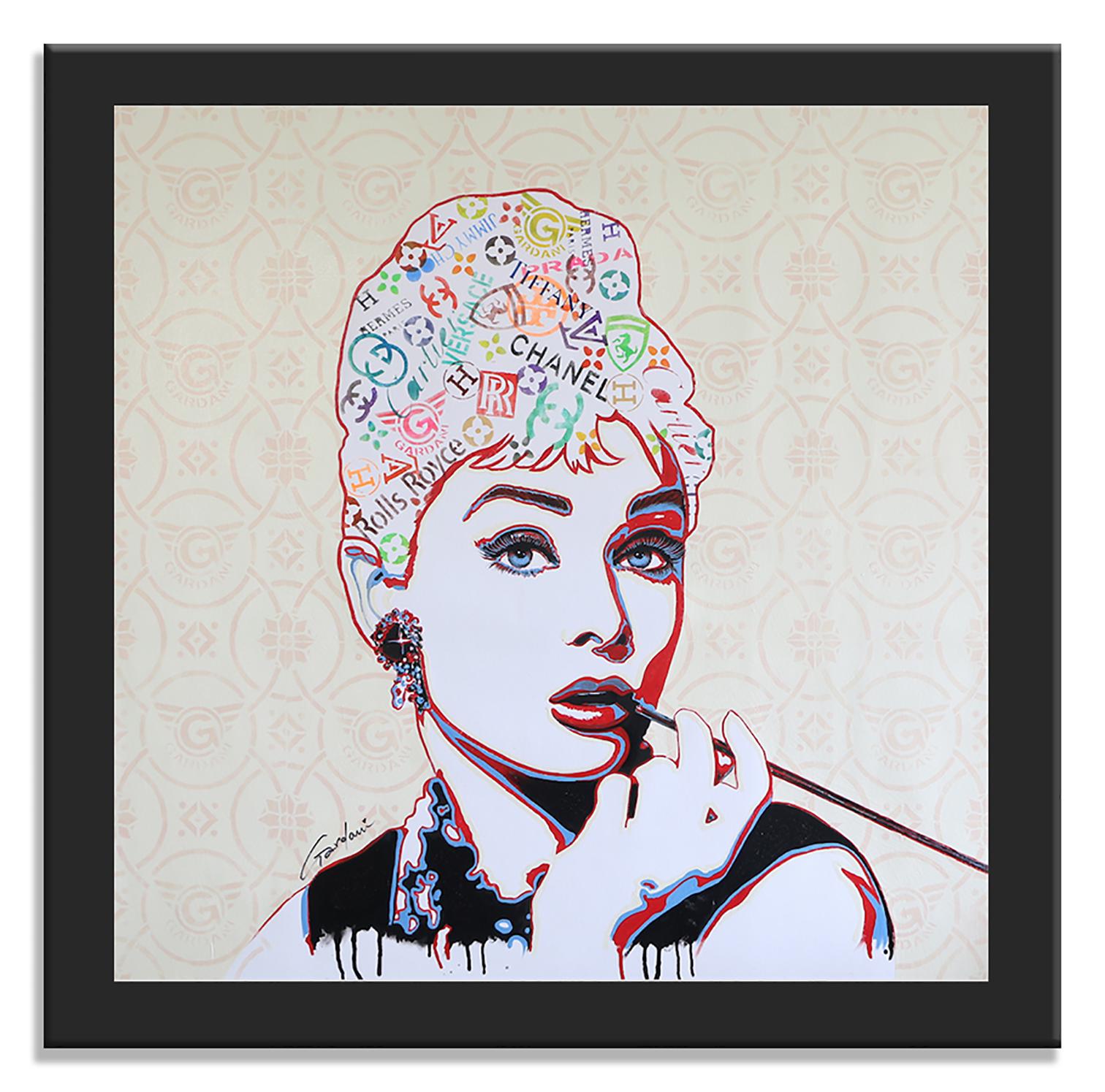 Pop Art, Luxury, Celebrities, Portrait, Mix Media Art, - Audrey Diamond ...