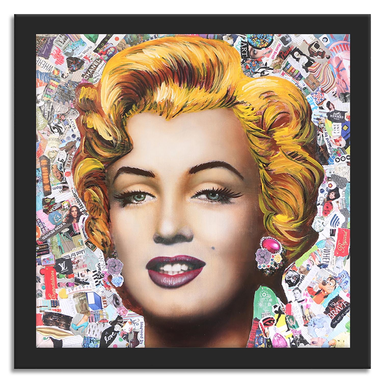 Pop Art, Realism, Oil Painting, Celebrities, Hollywood - Marilyn Allure ...