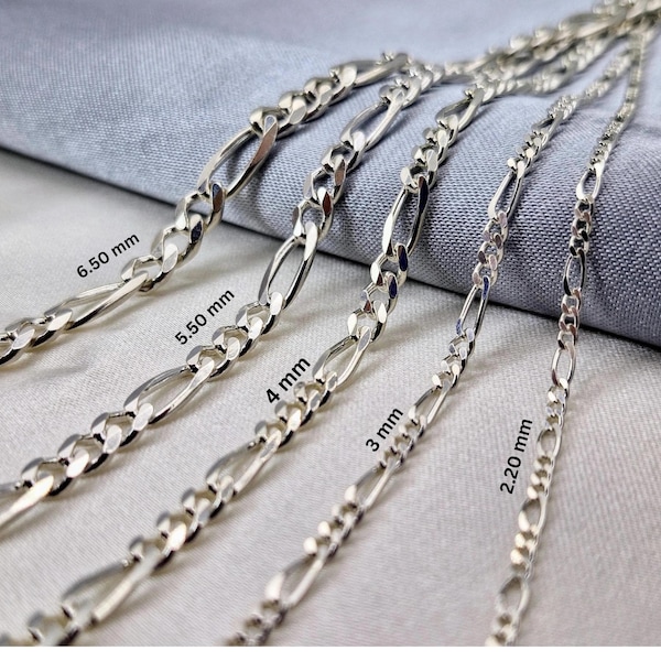 Silver Link Necklace - Etsy