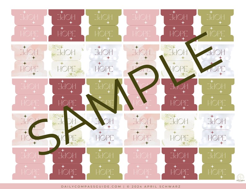 Printable Bible Tabs, Women's Bible Tabs, Hope Bible Tabs, Digital ...