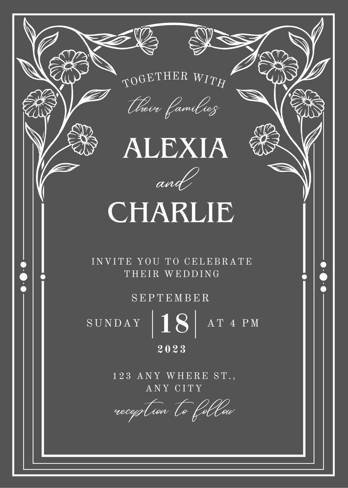 Custom Digital Invitations for Weddings | Unique, Editable, Instant ...