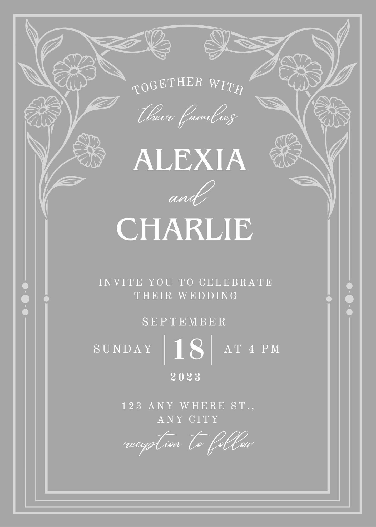 Custom Digital Invitations for Weddings | Unique, Editable, Instant ...