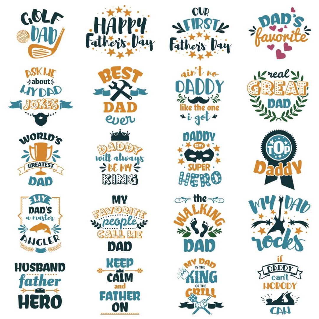 Ultimate Dad Life PNG Sublimation Bundle | Funny Heartwarming Father's ...