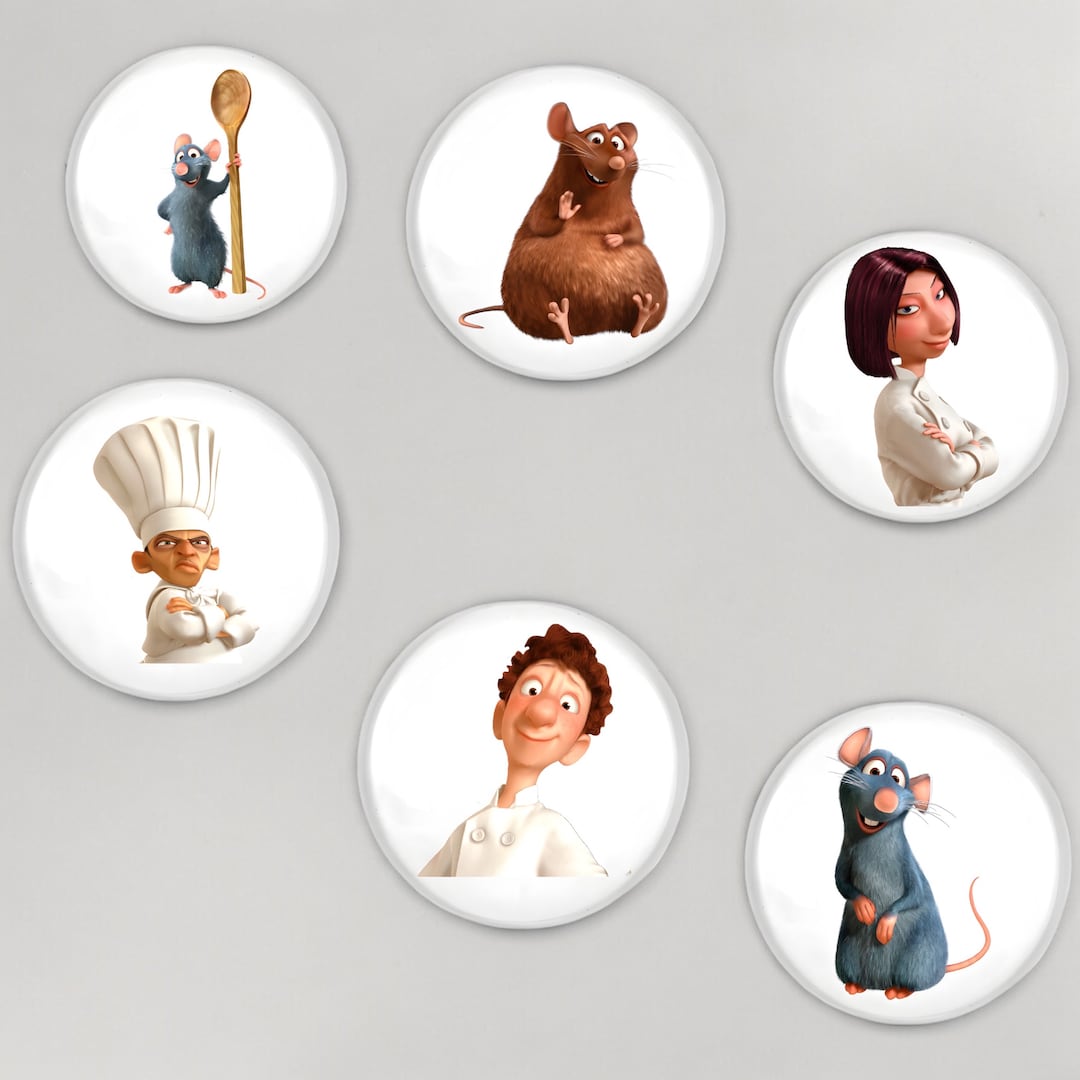 24 X Ratatouille Stickers / Vinyl / Holographic Stickers / Ratatouille ...