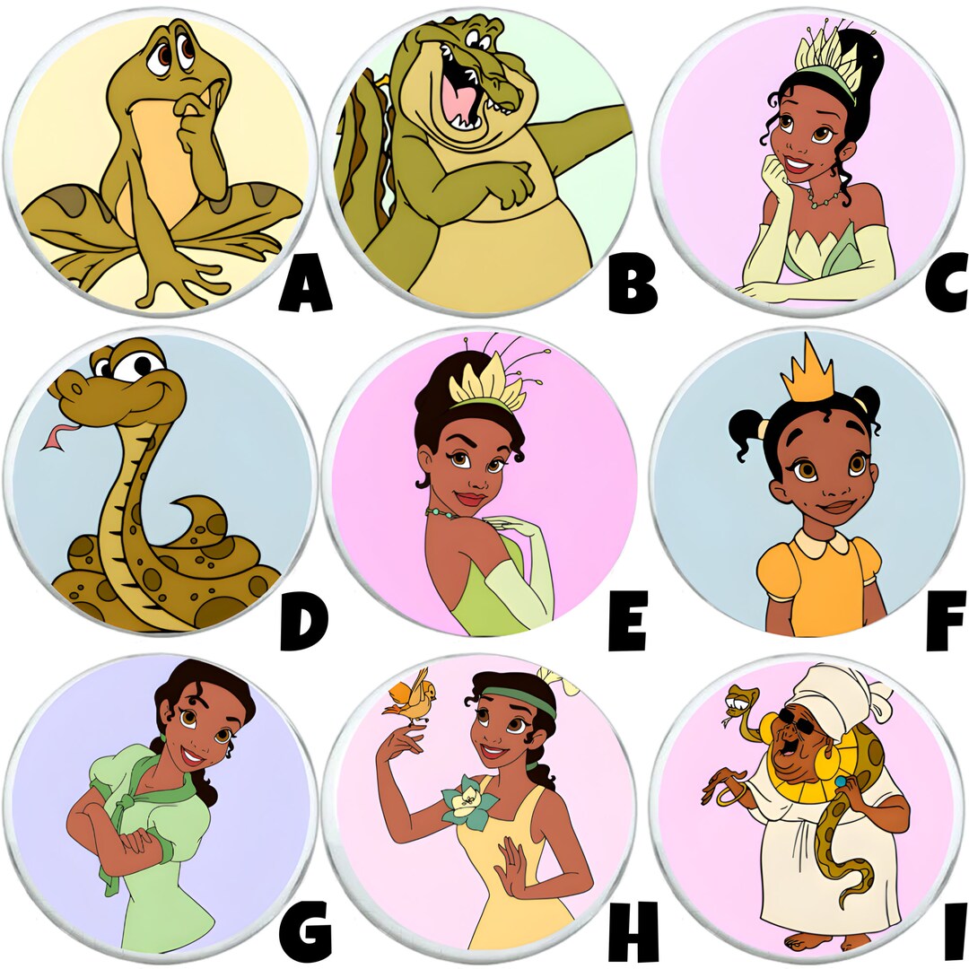 18 X Tiana Stickers / Vinyl / Holographic Stickers / Tiana / Princess ...