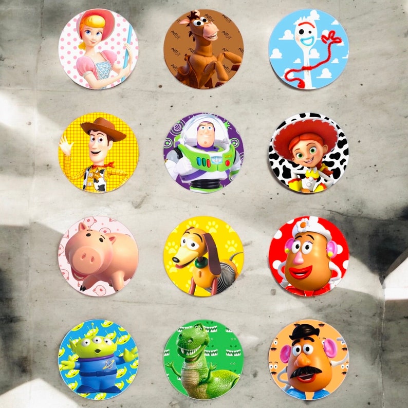 24 X Toy Story Stickers / Vinyl / Holographic Stickers / Toy Story - Etsy