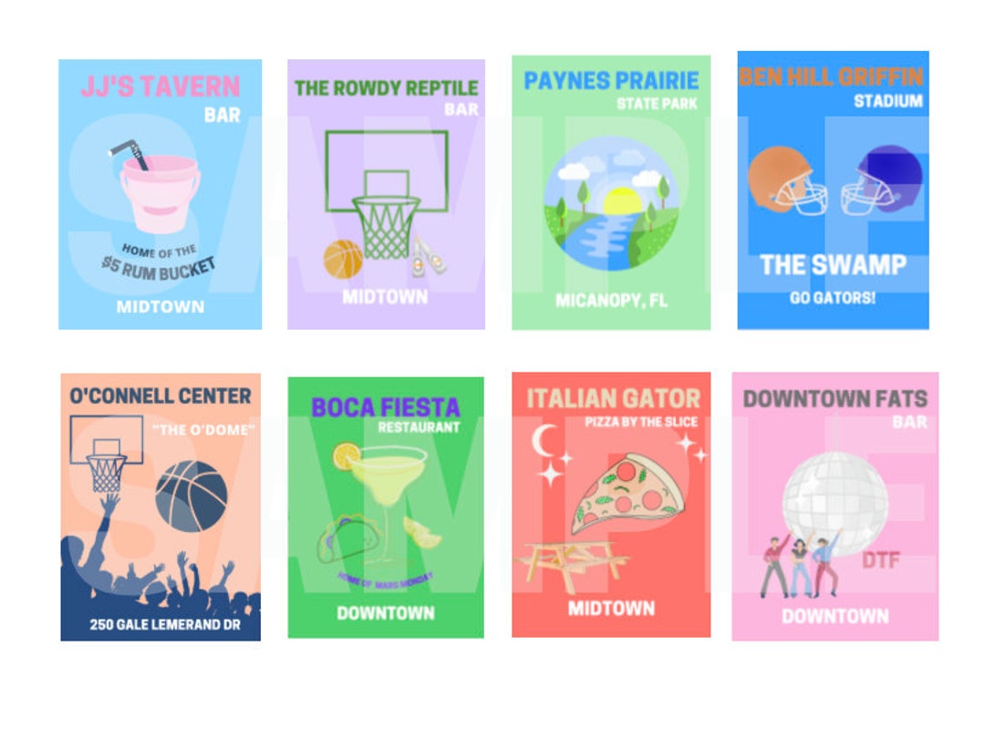 UF Poster Set Digital Download - Etsy