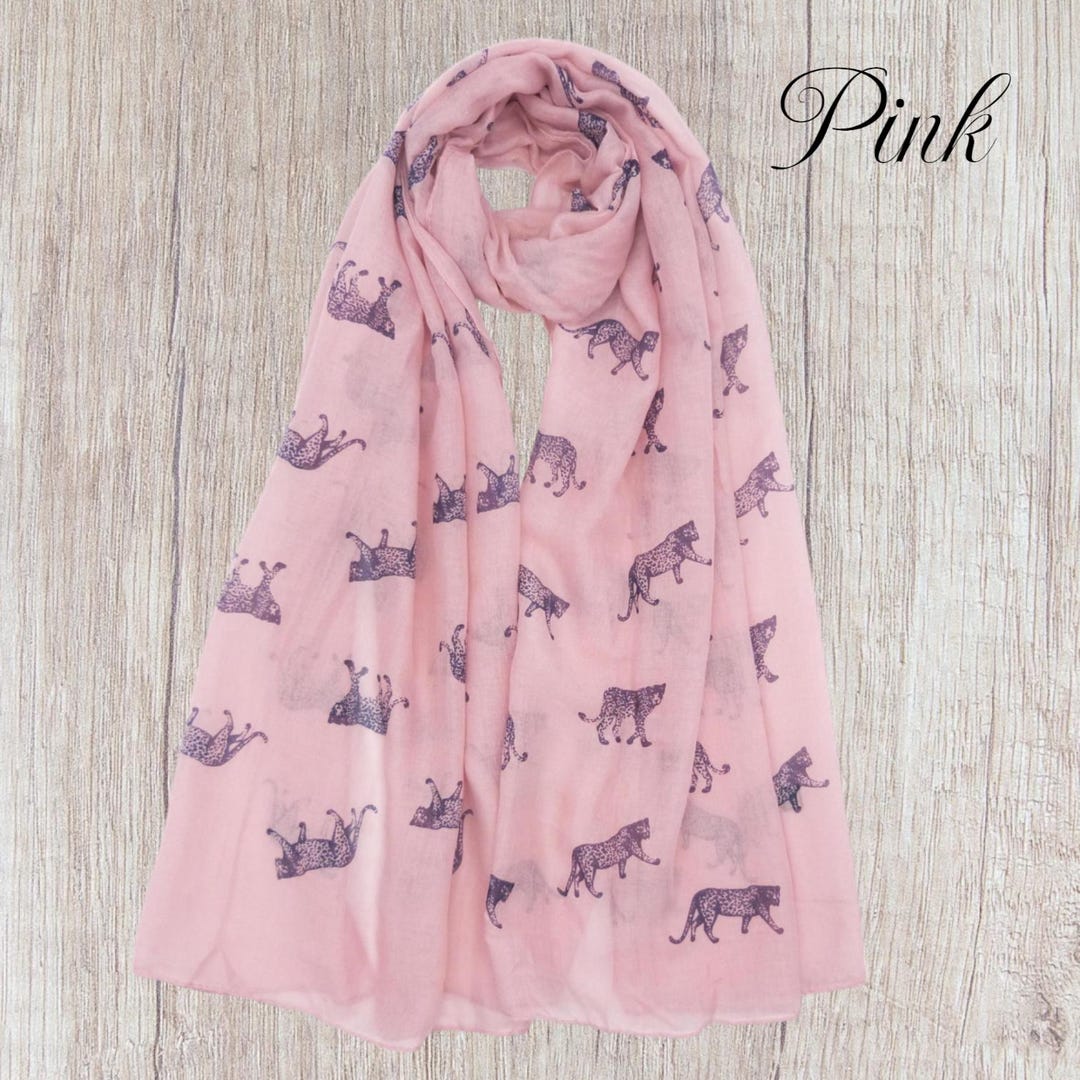 Leopard Print Shawl Wrap Scarf All Seasons Scarves for Giraffe Lovers ...