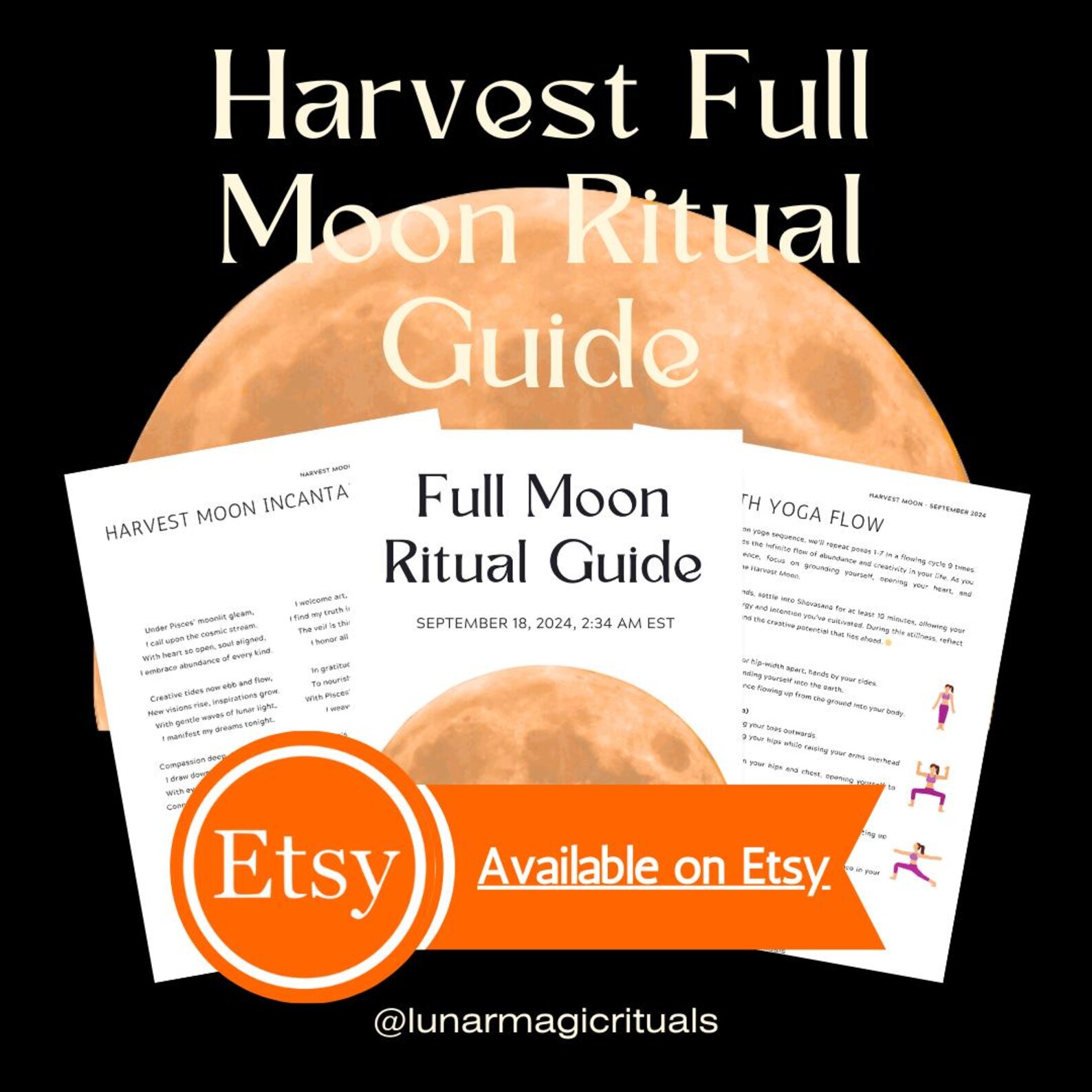 Full Moon Ritual Guide for September 2024 Harvest Moon - Reap, Reflect ...