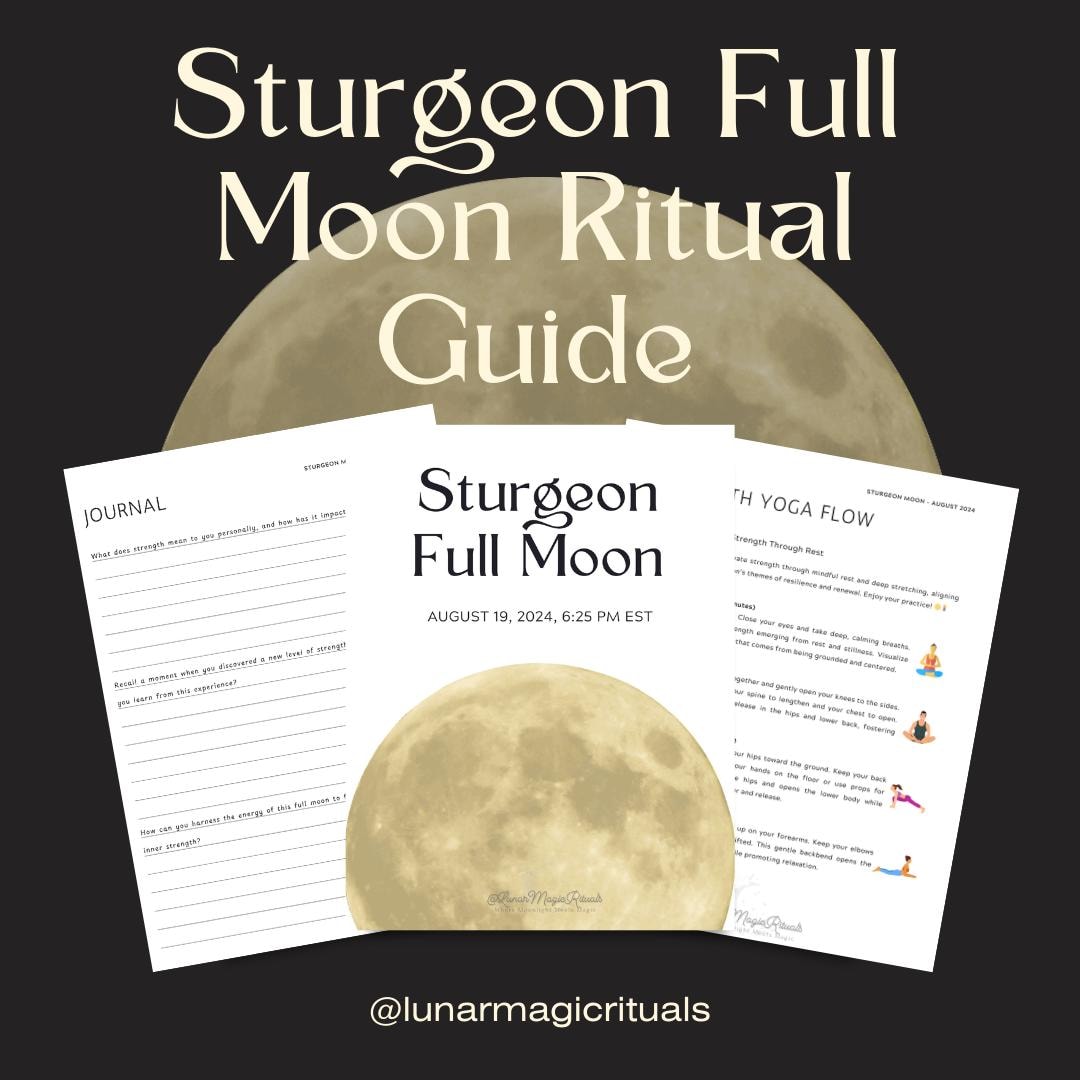 Full Moon Ritual Guide for August 2024 Super Moon - Unleash Inner ...