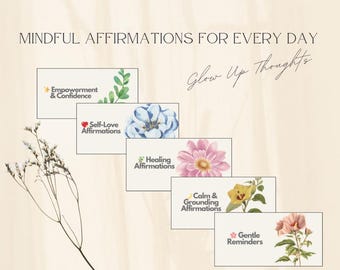 Self-love Affirmation Cards|digital Prints for Healing&motivation ...