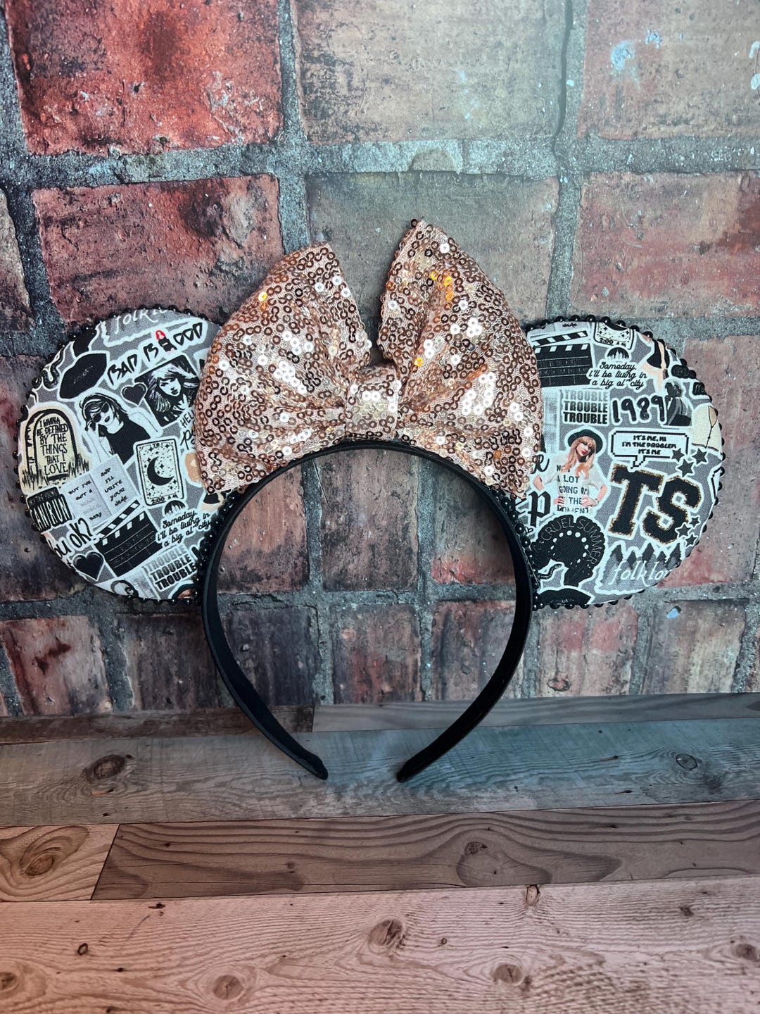 Swiftie Mouse Ears, Taylor Ears, Light up Ears, Light up Bow ...