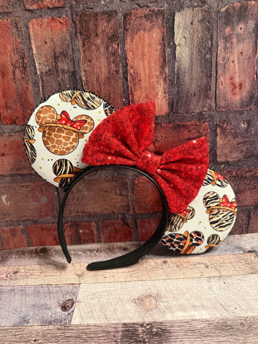 Animal Cheetah Kingdom Ears, Disney Inspired Handcrafted Ears, Light up ...