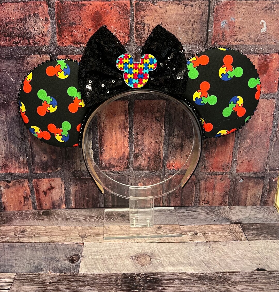 Autism Awareness Ears, Handcrafted Ears, Mouse Ears, Magical Ears ...