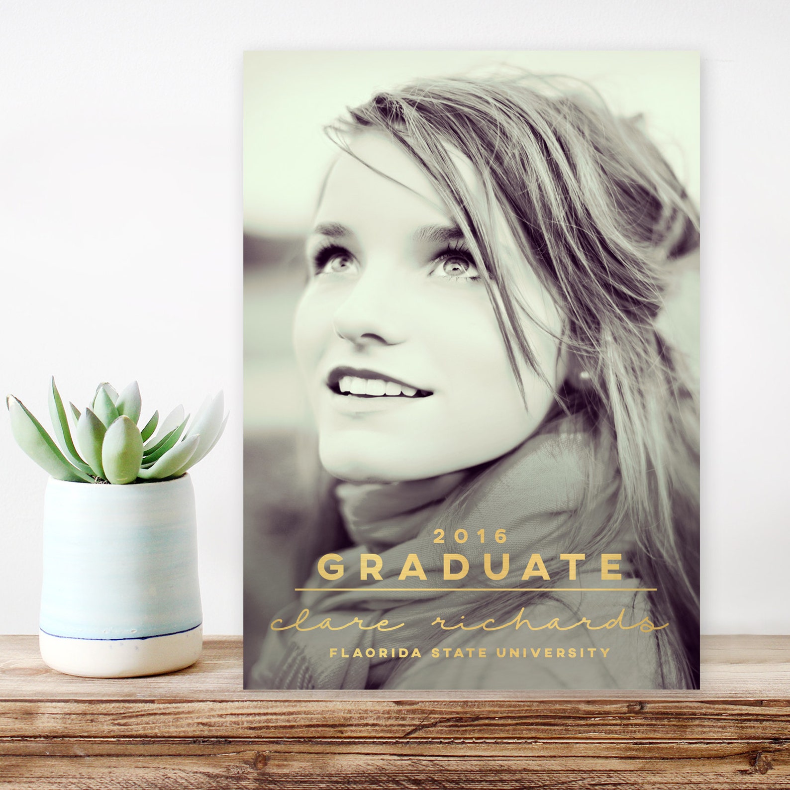 Graduation Announcement, College Graduation Announcement, High School ...