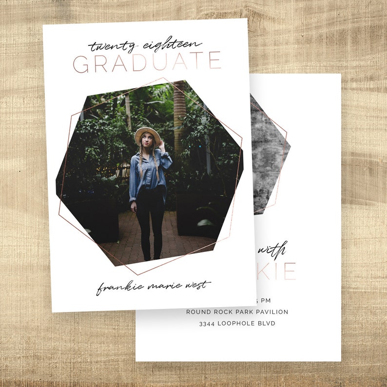 Printable Graduation Announcement Graduation Invitation | Etsy