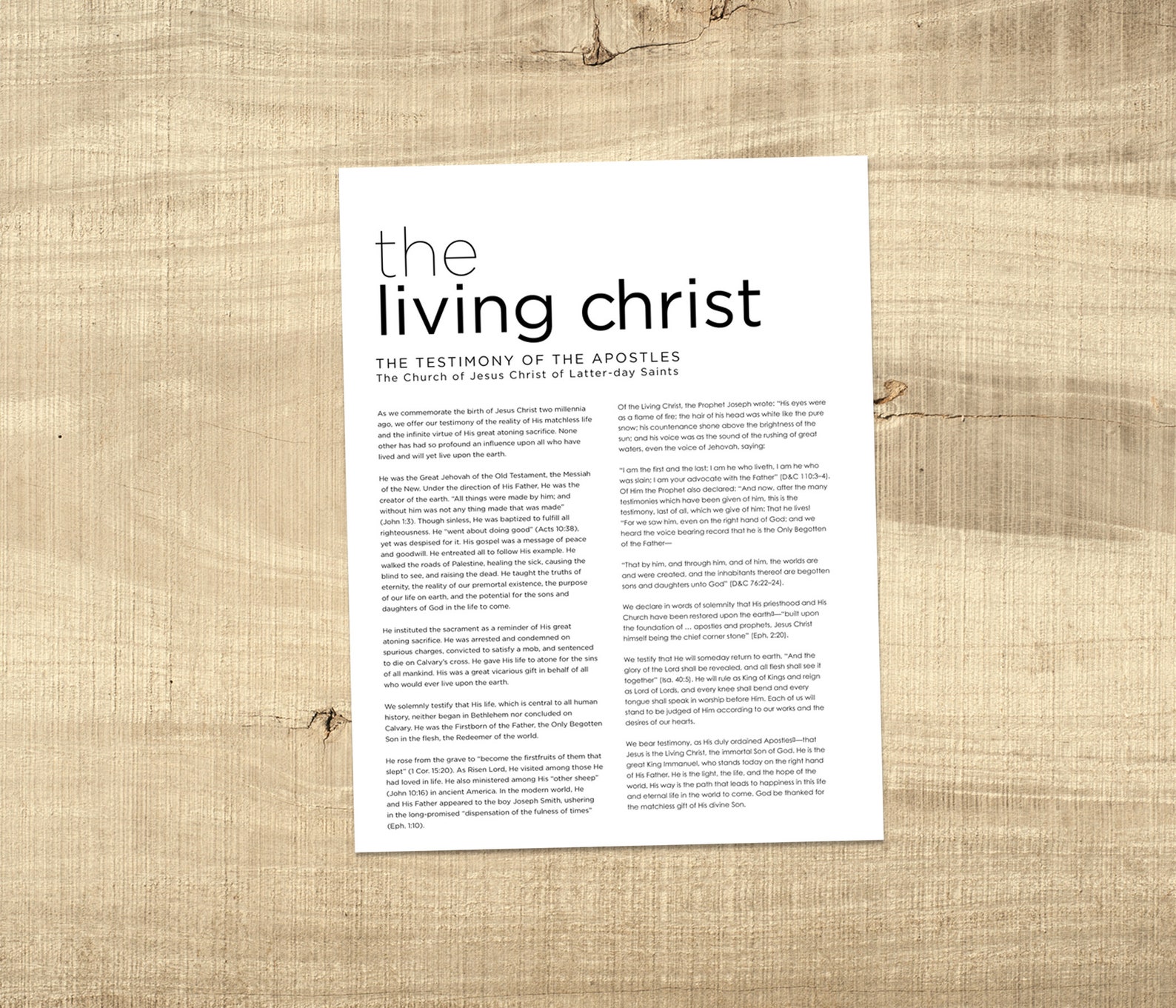 LDS Poster Set, the Family, the Living Christ, the Articles of Faith ...