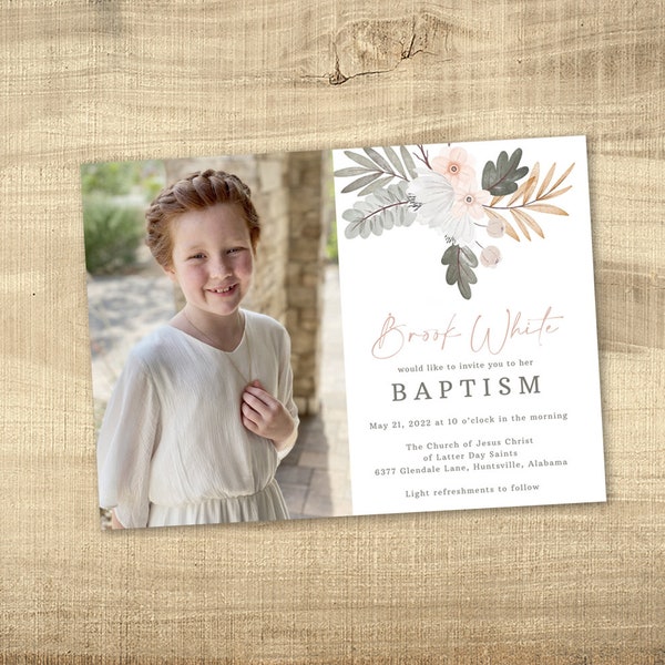 Lds Baptism Banner - Etsy