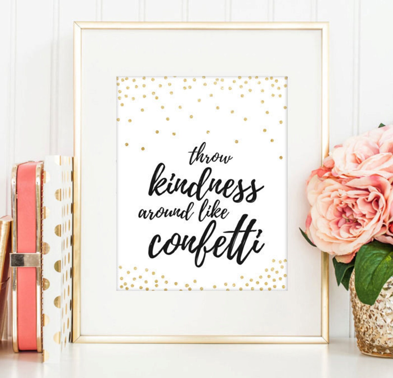 Kindess Printable Poster Throw Kindness Around Like Confetti | Etsy